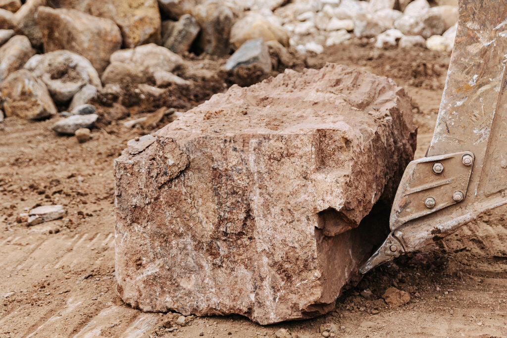 Pink Mudstone | Mudstone Rocks - Transrock